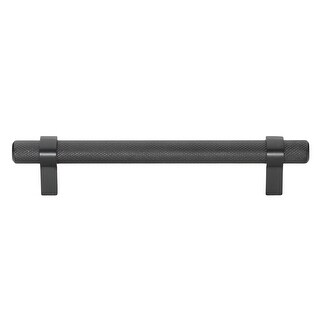 5 in Screw Center Knurled Euro Solid Steel Bar Pull (Pack of 10 ...