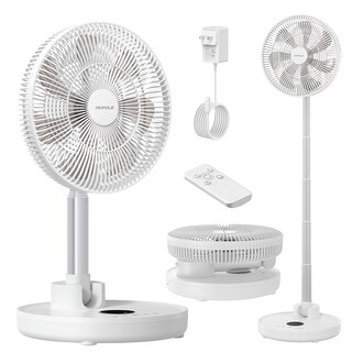 Standing Oscillating Pedestal Fan, Height Adjustable Floor Fan with ...