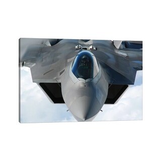iCanvas "An F-22 Raptor Prepares For Refueling" by Stocktrek Images ...