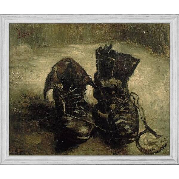 Easy Art Prints Vincent Van Gogh's 'Boots' Premium Canvas Art - Bed ...