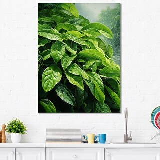 Designart "Tea Leaves Tale I" Coffee & Tea Wall Art - Bed Bath & Beyond ...