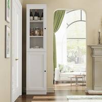 Modular Buffet and Display Cabinet - Modular Design in Pristine White ...