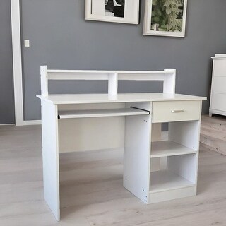 Chipboard Modern Computer Desk - Bed Bath & Beyond - 38368465