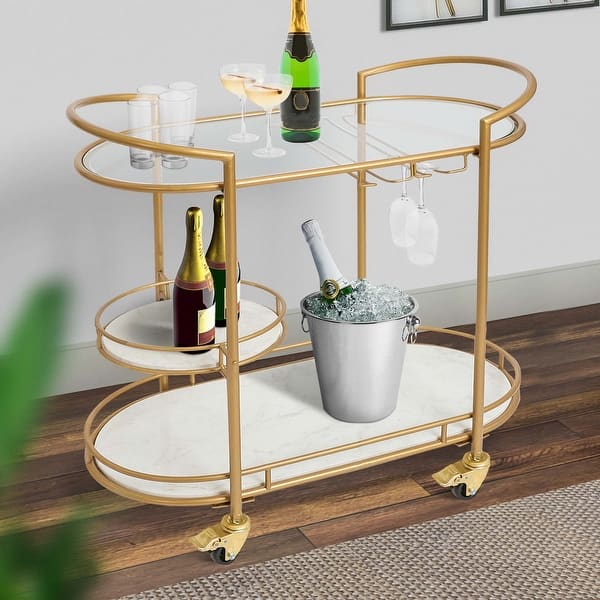 drinks serving cart