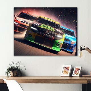 Designart 'American Stock Car Racing VI' Cars Race Car Nascar Metal ...