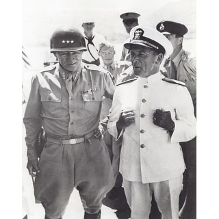 General George Patton and Alan Goodrich Kirk Photo Print - Bed Bath ...