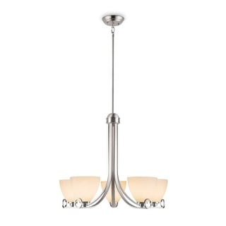 Philips TK0024 Maurice 5 Light 27" Wide Chandelier with Tea Stained ...