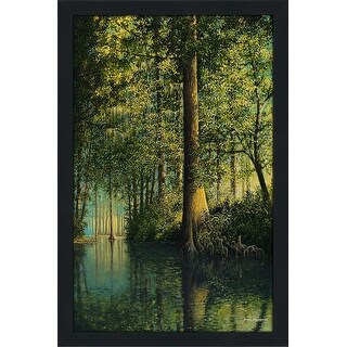 "Peaceful River (Vertical)" Print on Acrylic - Bed Bath & Beyond - 36560495