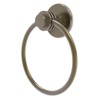 Allied Brass Mercury Collection Towel Ring with Dotted Accent - Bed ...