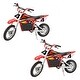 Razor MX500 Dirt Rocket 36V Electric Toy Motocross Dirt Bike, Red (2 ...