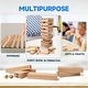54-Piece Jumbo Tumbling Timber. Giant Wooden Building Block Stacking ...