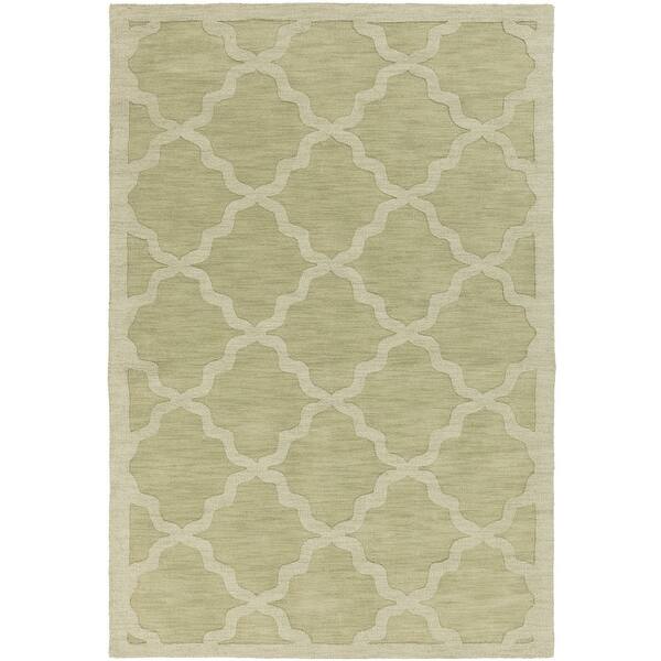 light green rectangle rug