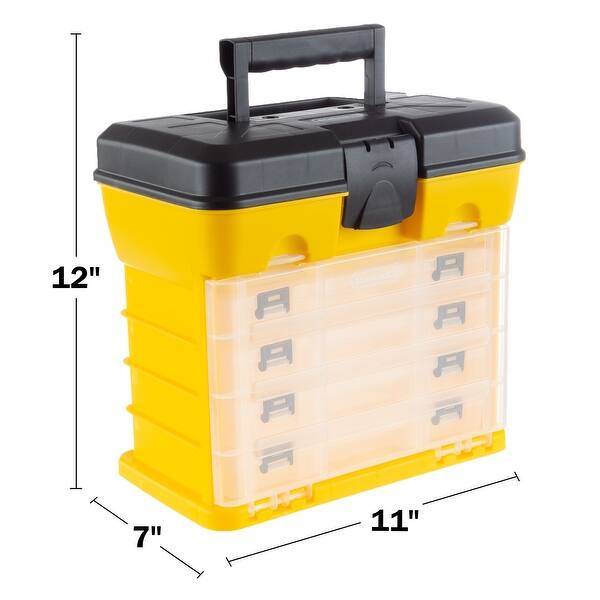 Portable Tool Box - Small Parts Organizer with Drawers and Customizable ...