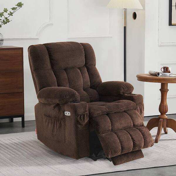 MCombo Dual Motor Power Lift Recliner Chair Infinite Position, Massage ...