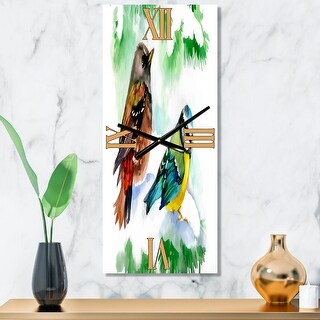 Designart 'Forest Birds On Snowy Fir Tree Branch' Traditional wall ...