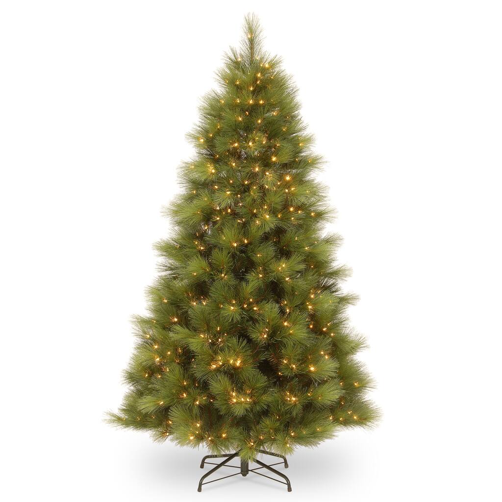 National Tree Company 7.5 ft. Arcadia Pine Tree with Dual Color LED ...