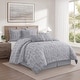 Nanshing Jacquard Geometric Cheyne 7 Piece Comforter Set - Bed Bath ...