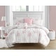 Tabitha Smocked Floral Ultra-soft Microfiber Comforter Set with Soft ...
