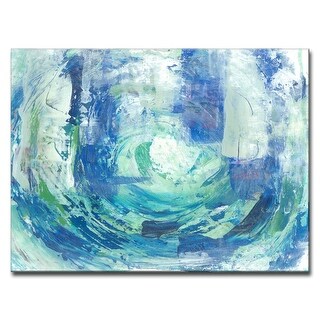 'Calming Blue Spa' Canvas Art Print - Bed Bath & Beyond - 37090814