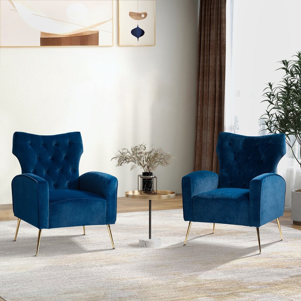 Blue Wingback Chairs Accent Chairs - Bed Bath & Beyond
