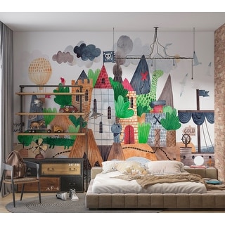 Kids Wallpaper Wall Mural - Treasure Island - Bed Bath & Beyond - 42457799