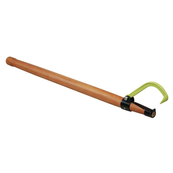 Timber Tuff TMW-30 4ft Wood Handle Logging Rolling Forestry Cant Hook ...