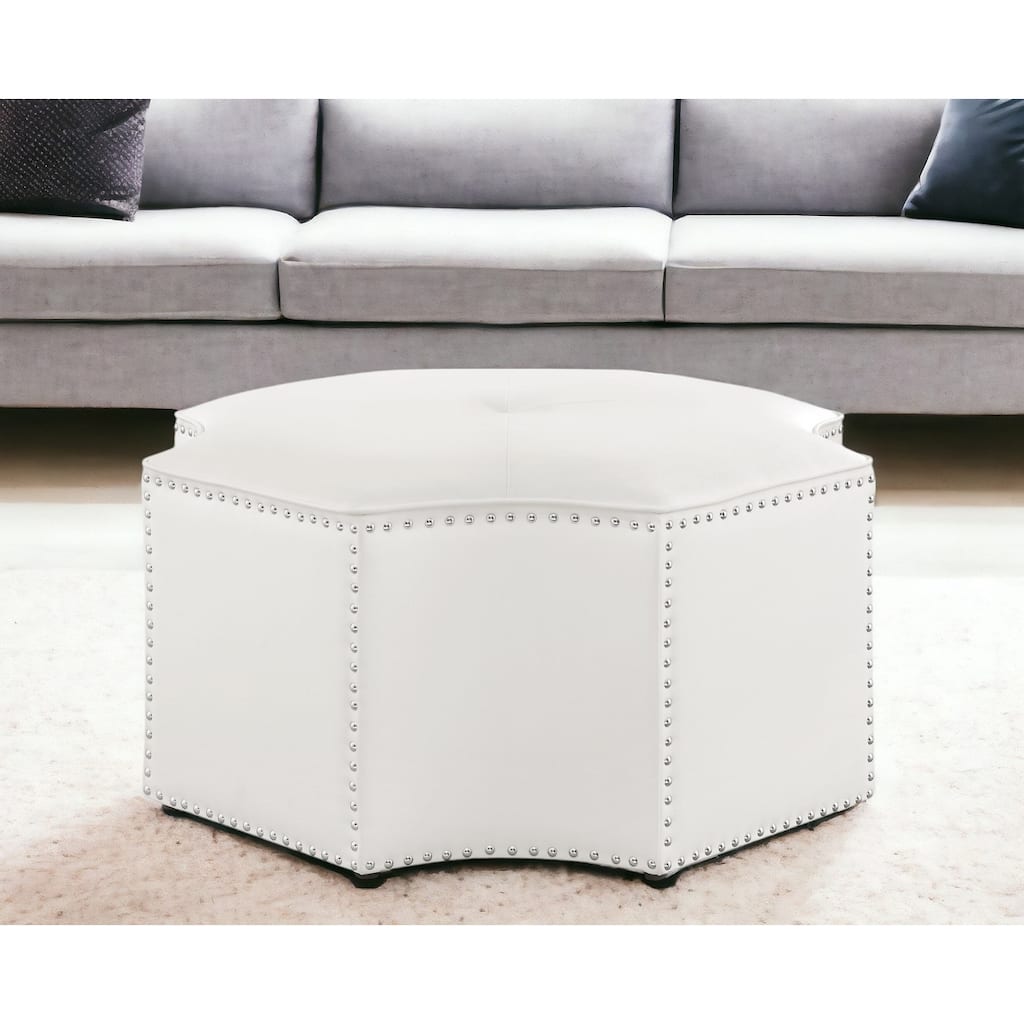 octagonal ottoman