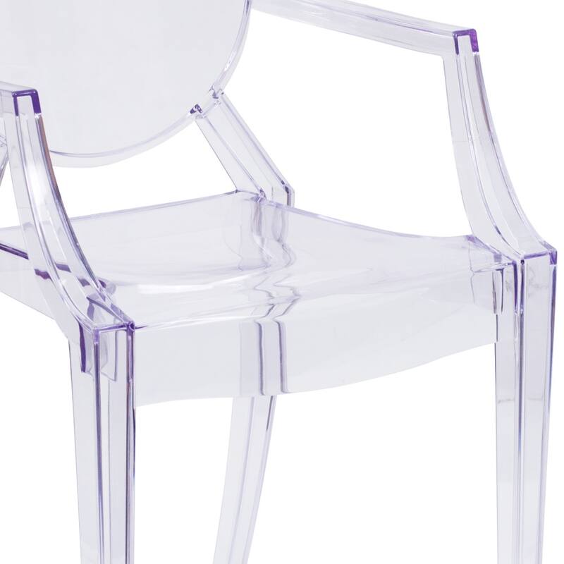 Transparent Fluid Style Stacking Side Chair - Accent & Side Chair - 23 ...