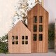 Set of 2 Wooden Houses - Bed Bath & Beyond - 40112090