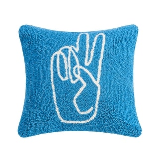 Peace Hand Hook Pillow - Bed Bath & Beyond - 37306920