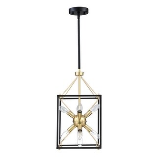 9-Light Modern Rectangle Lantern Pendant Light - Bed Bath & Beyond ...