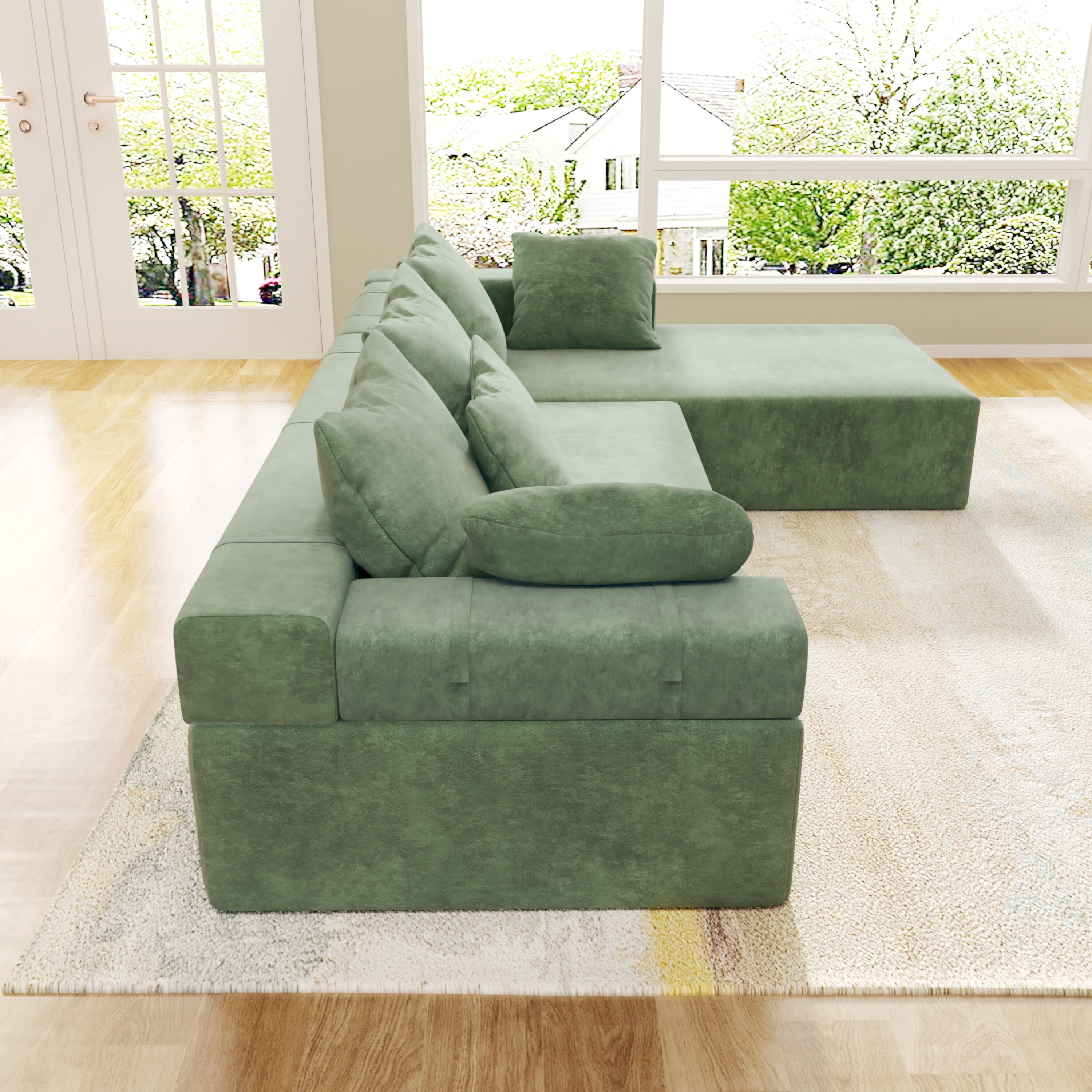 Green Sectional Sofas - Bed Bath & Beyond
