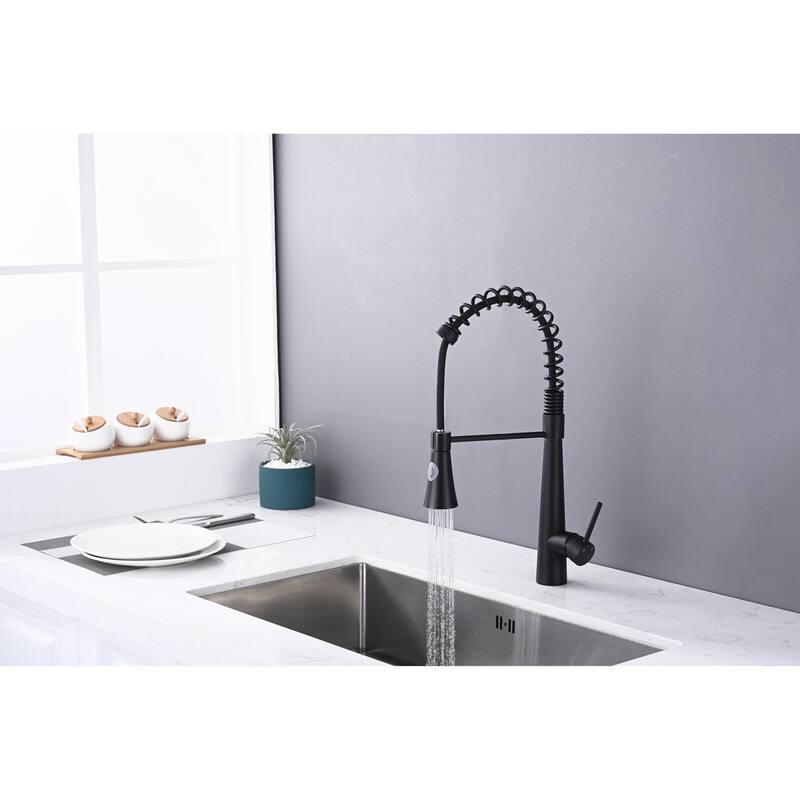 Faucet with Pull Down Sprayer and Magnetic Docking Spray Head ...