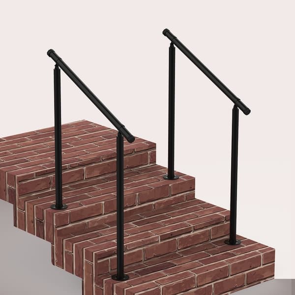 Handrails For Indoor Stairs Handrails For Outdoor Steps 2 Pack 2 Step ...