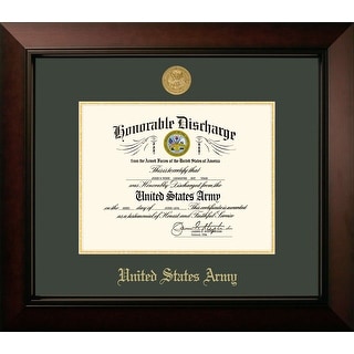 Patriot Frames Army 8.5x11 Discharge Legacy Frame with Gold Medallion ...