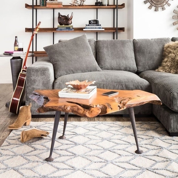 Aurelle Home Reversible Contemporary Sectional Sofa