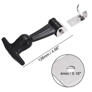 4.96-inch Rubber Flexible SUS304 Stainless Steel T-Handle Draw Latches ...