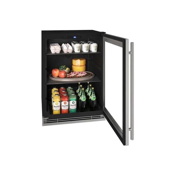Glass Refrigerator 24 In Reversible Hinge Integrated Frame 115v - Bed ...