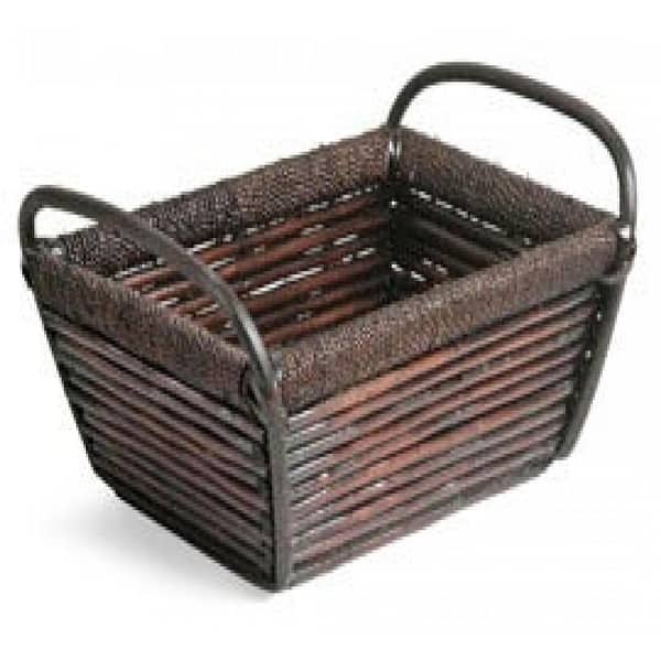rectangular willow basket