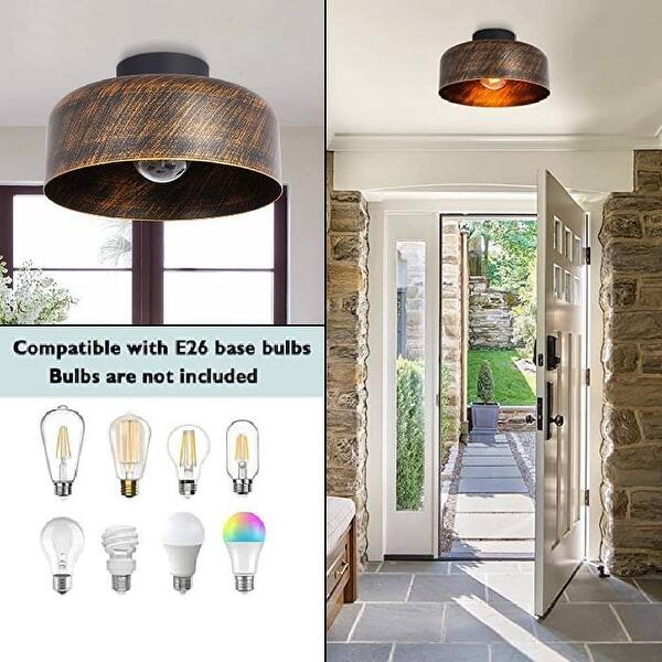 Bronze living room light fixtures ceiling Metal living room light ...