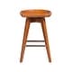 Bali Backless Wood Swivel Barstool - Bed Bath & Beyond - 36295601