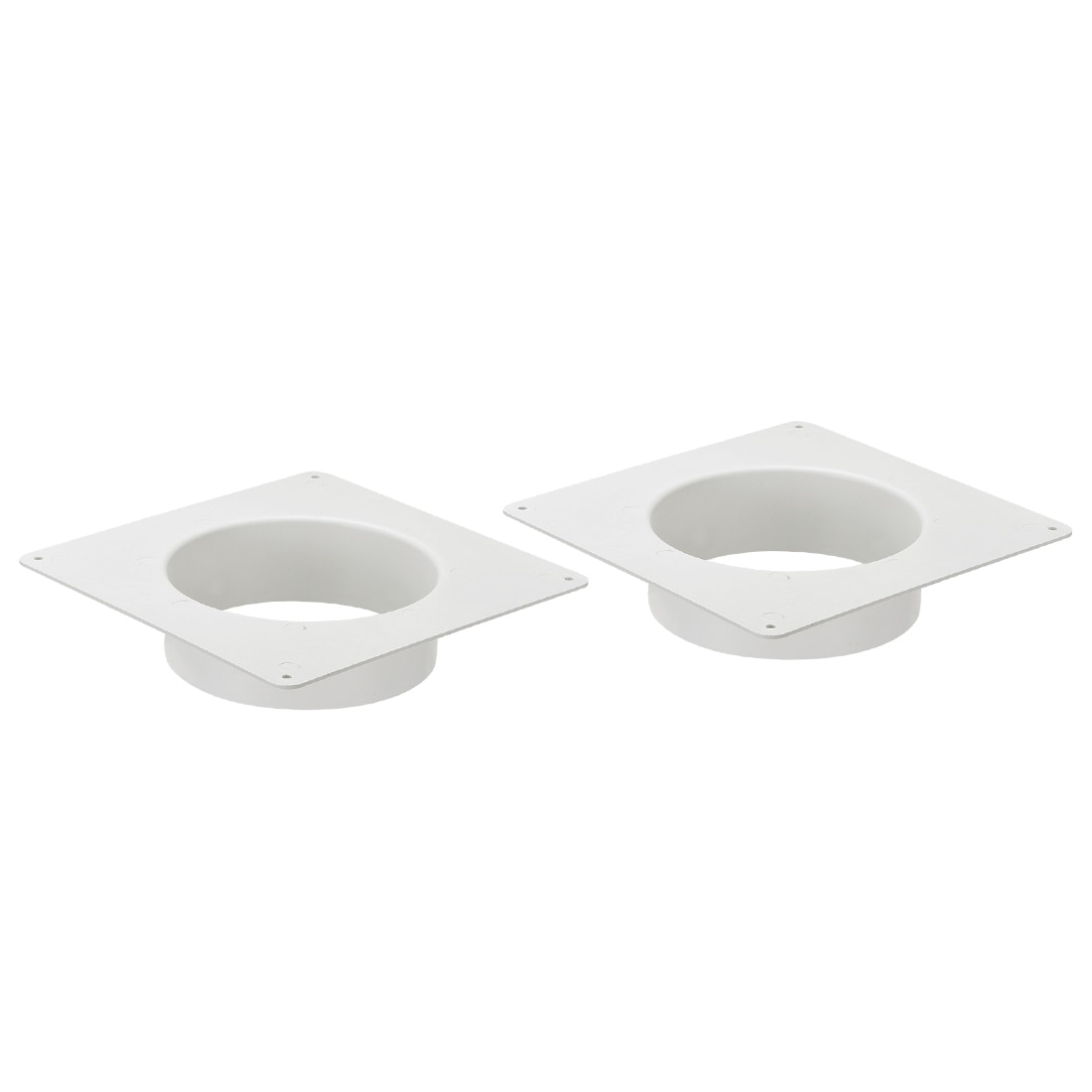 2Pcs 4 Inch Square Duct Connector Flange Air Ventilation Duct with ...