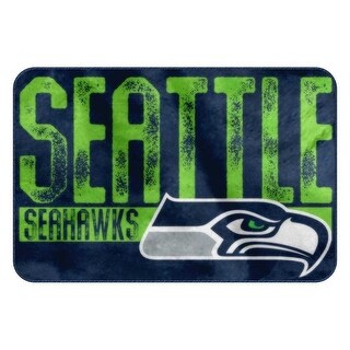 Seattle Seahawks 'Worn Out' Bath Mat, 30" x 20" - Bed Bath & Beyond ...