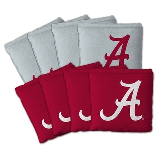 Alabama Crimson Tide NCAA Dual Sided Pro Stop & Slide Cornhole Bags ...