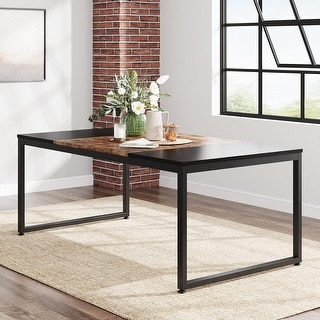 71 Inch Modern Rectangular Dining Table for 6 Person - Bed Bath ...