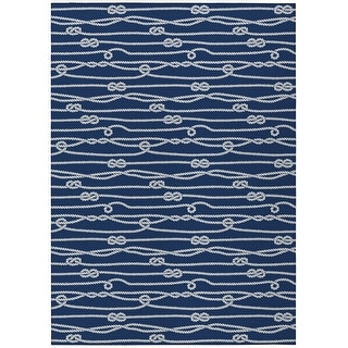 Indoor/Outdoor Harpswell Ocean Rope Washable Rug - Bed Bath & Beyond ...