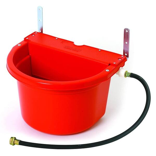 Little Giant FW16RED 4 Gal. Auto Float Controlled Waterer Livestock ...