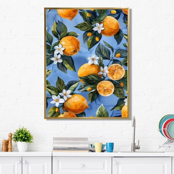 lemon artwork decor