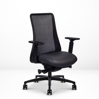 Via Seating Genie Ergonomic Computer Chair, Sliding Seat, Adj. Arms ...