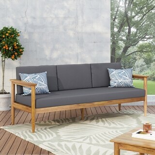 Outdoor 3 Seater with Water-resistant Cushions for Patio,Garden - Bed Bath & Beyond - 41320236